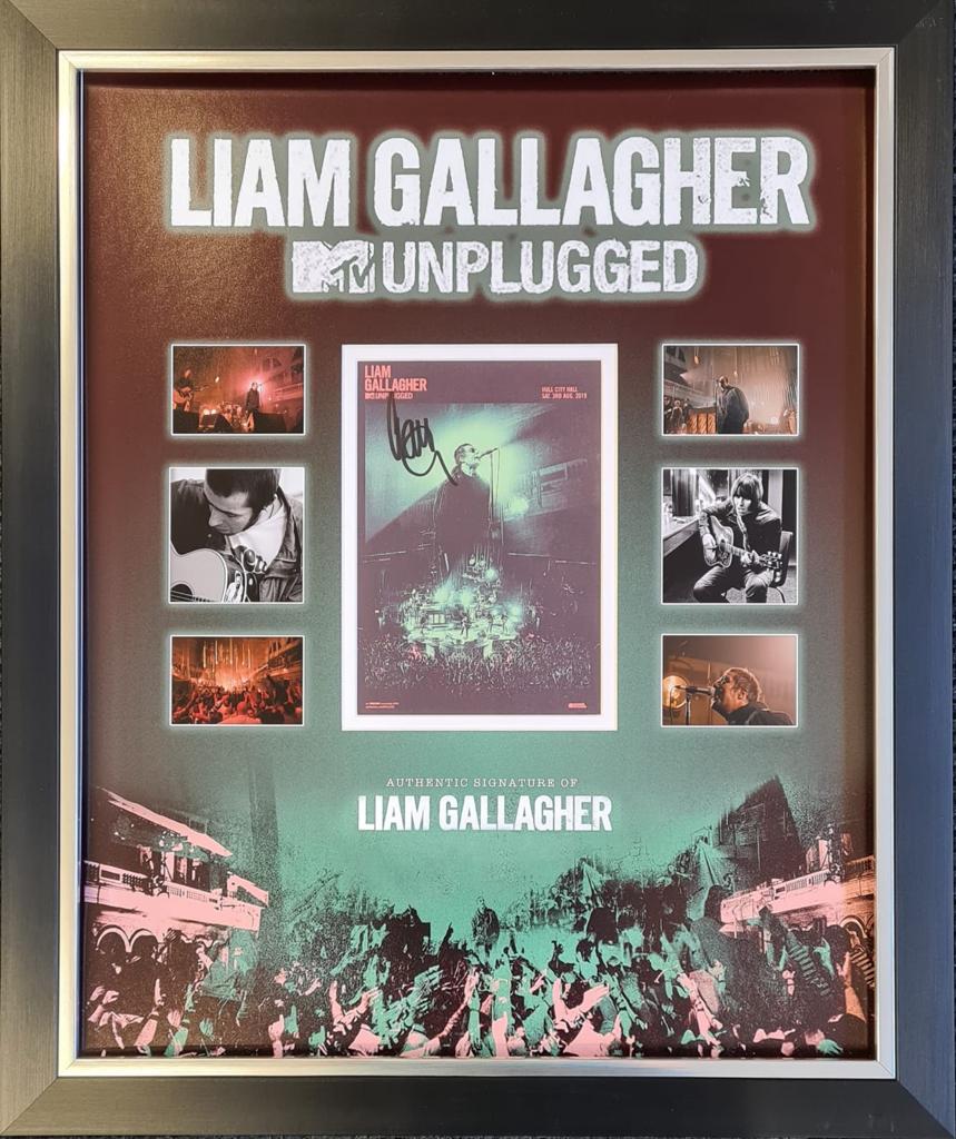 Liam Gallagher Signed Display – Backdrop Promotions BDP