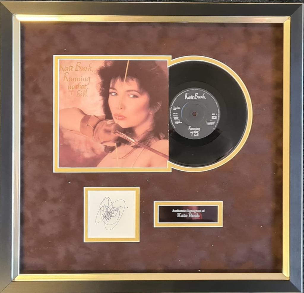 Kate Bush Signed 7" Vinyl Display – Backdrop Promotions BDP