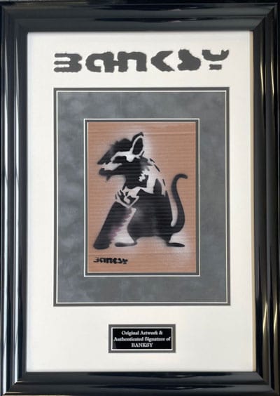 Banksy Signed Artwork – Backdrop Promotions BDP